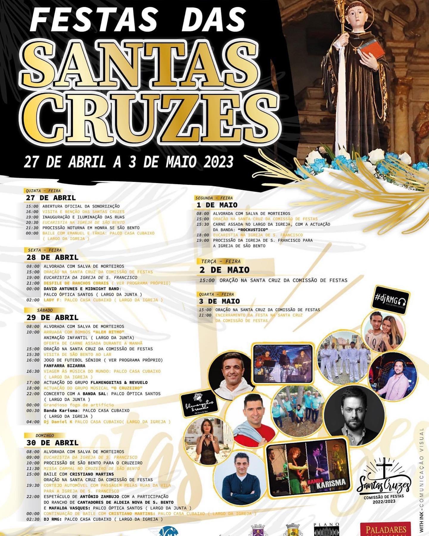 Festas das Santas Cruzes 2023 - Vila Nova de São Bento