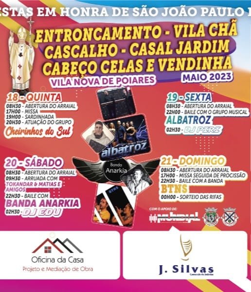 Festas Em Honra De São João Paulo 2023 Vila Nova De Poiares