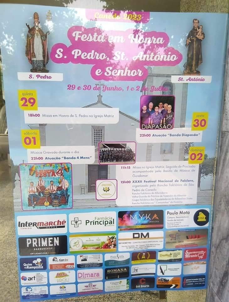 Festa Em Honra De São Pedro 2023 Canedo