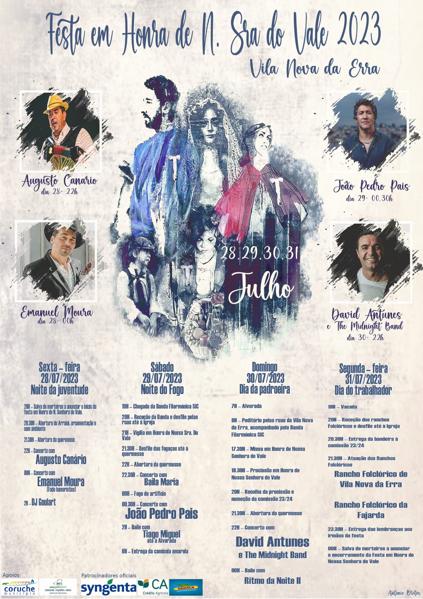 Festa em Honra de Nossa Senhora do Vale 2023 - Vila Nova da Erra ...