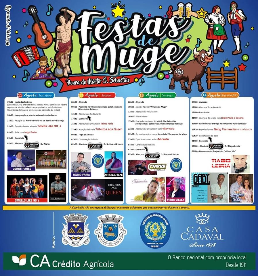 Festas em Honra do Mártir São Sebastião 2023 - Muge - Salvaterra de ...