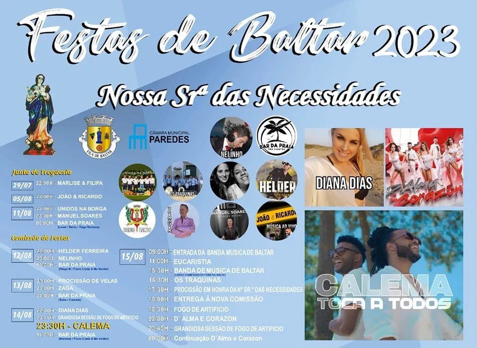 Festas de Baltar 2023 - Paredes