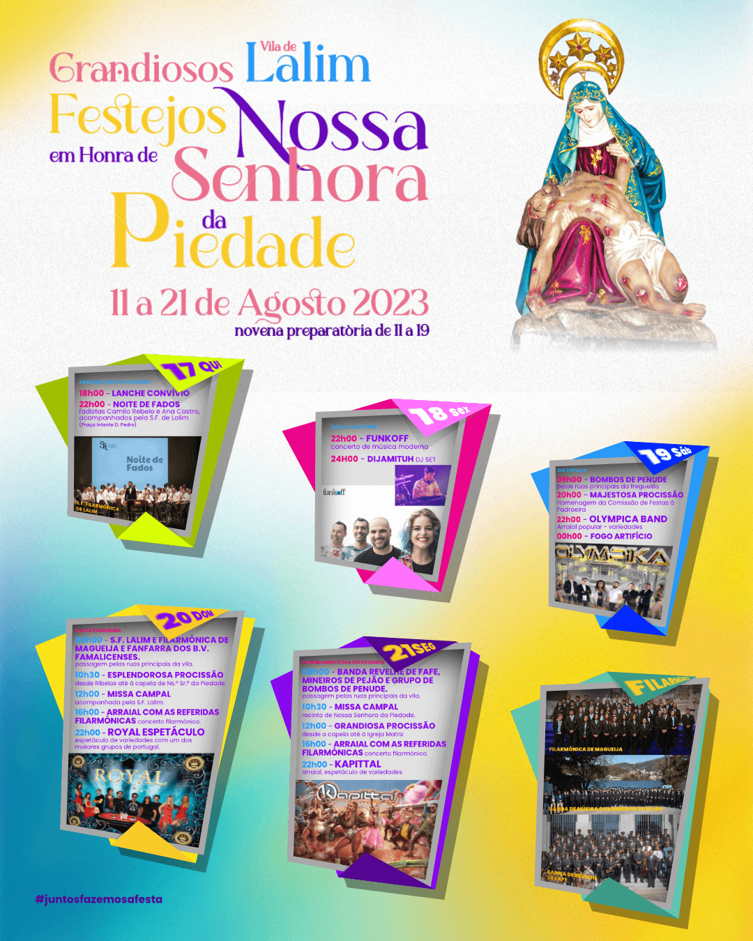 Festas em Honra de Nossa Senhora da Piedade 2023 - Lalim