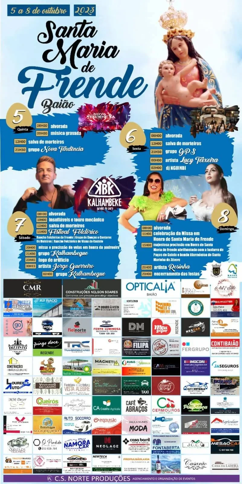 Festas de Santa Maria 2023 - Frende