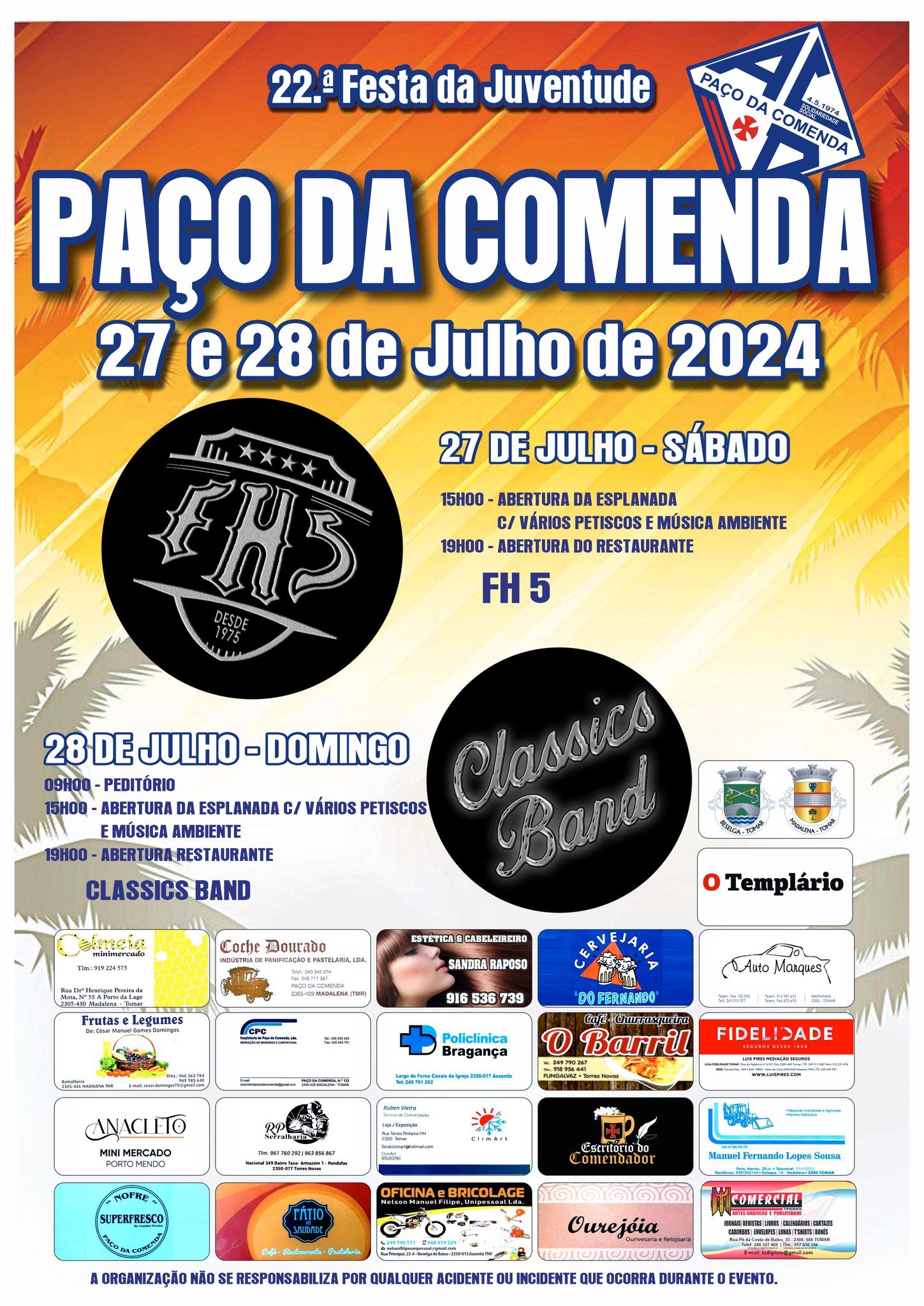 22ª Festa da Juventude 2024 - Paço da Comenda
