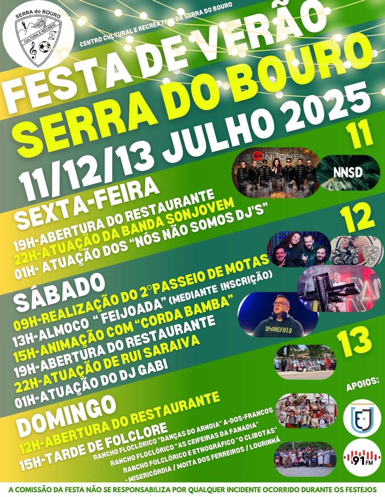 Festa de Verão 2025 - Serra do Bouro - Caldas da Rainha | Festas & Arraiais