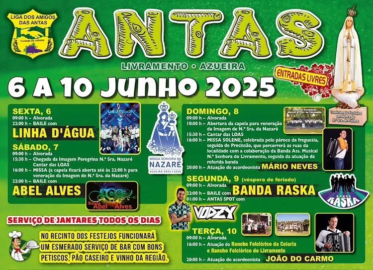 Festa em Antas 2025 - Livramento