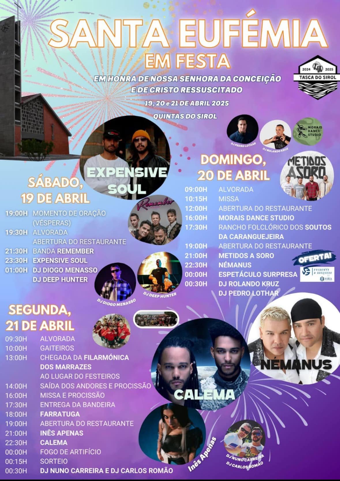 Festa em Honra de Nossa Senhora da Conceição 2025 - Santa Eufémia