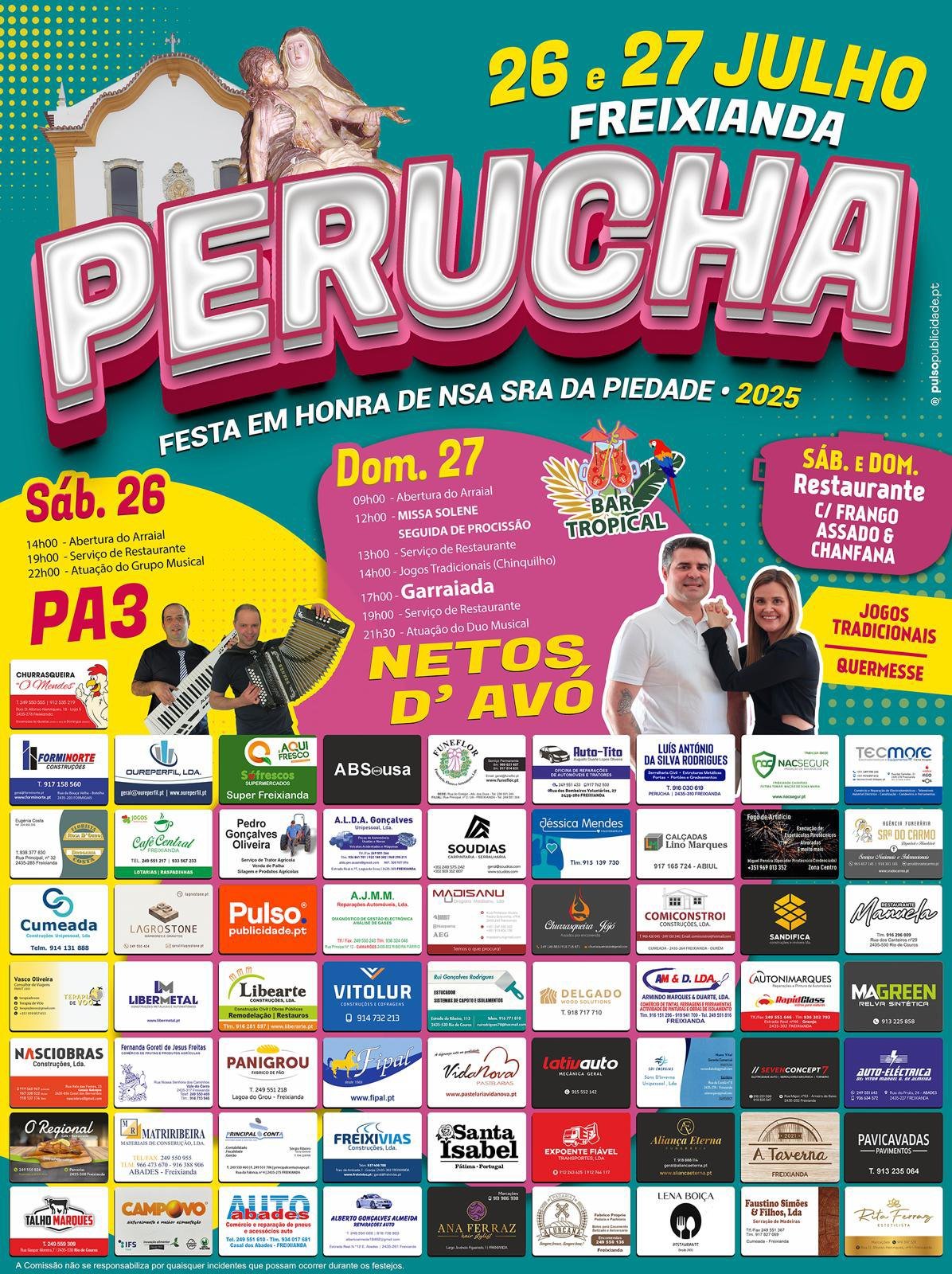 Festa em Honra de Nossa Senhora da Piedade 2025 - Perucha - Ourém ...