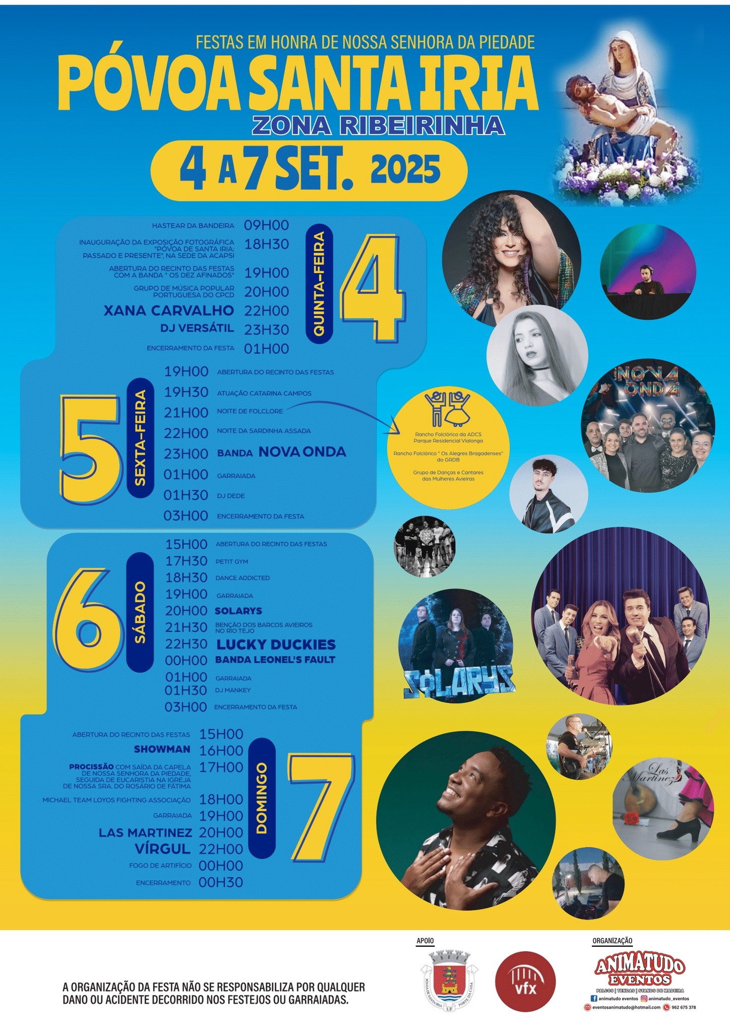 Festa em Honra de Nossa Senhora da Piedade 2025 - Póvoa de Santa Iria