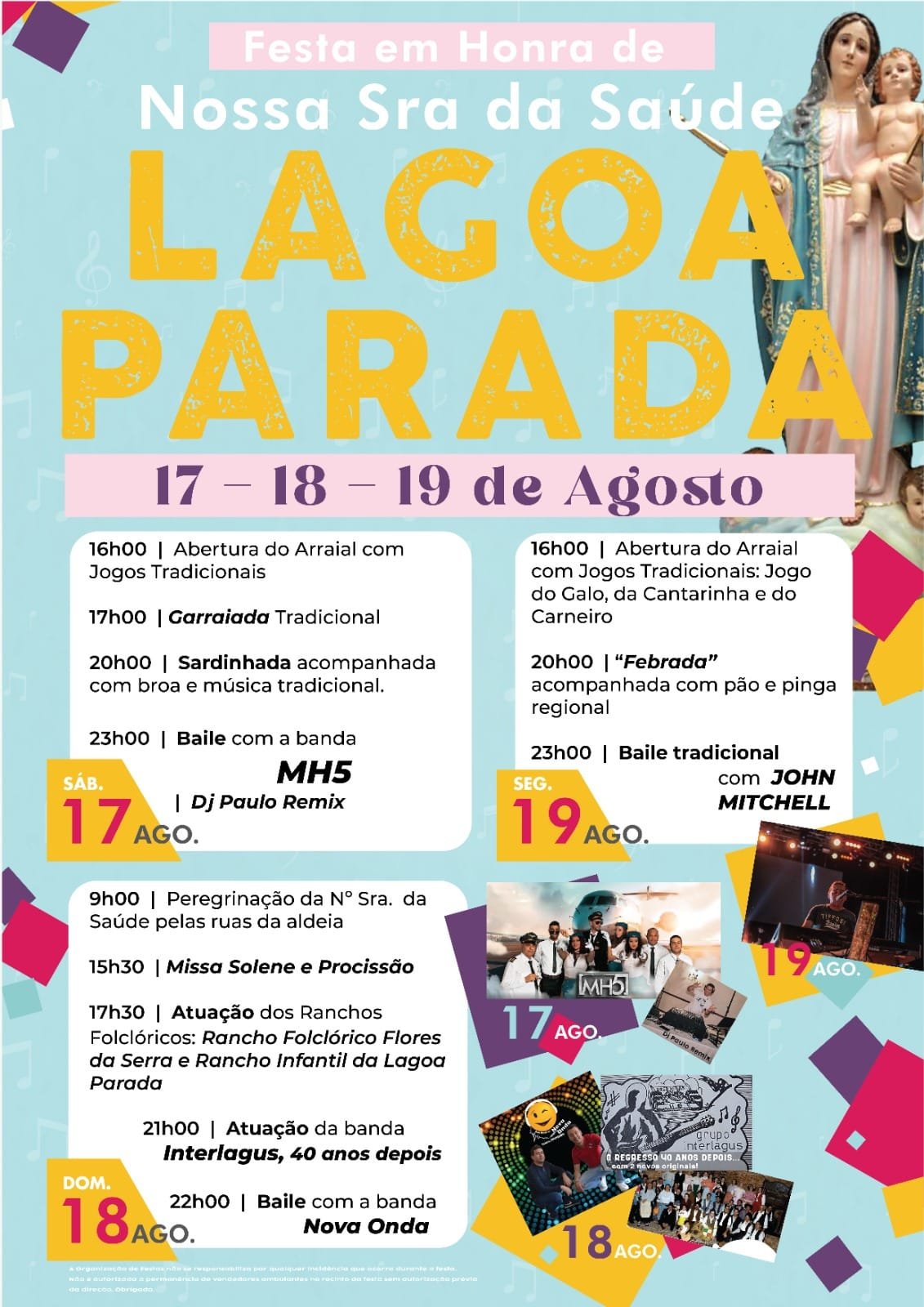 Festa em Honra de Nossa Senhora da Saúde 2024 - Lagoa Parada