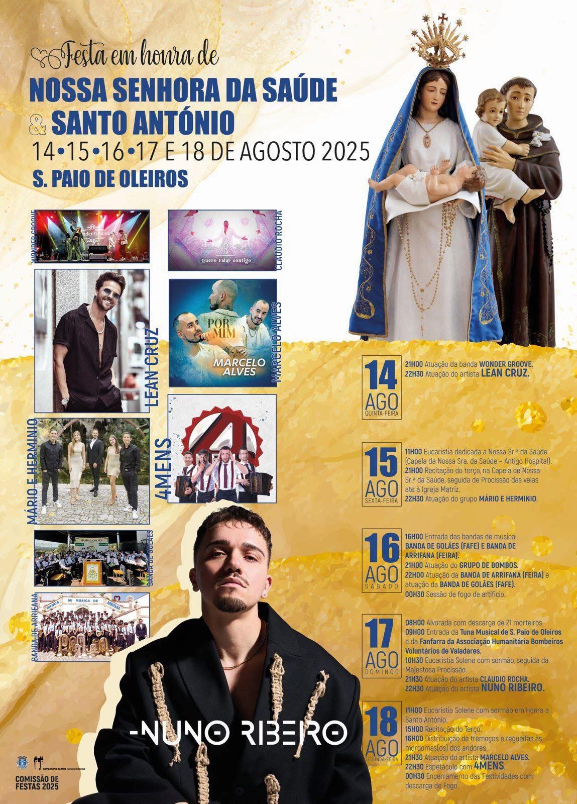 Festa em Honra de Nossa Senhora da Saúde 2025 - São Paio de Oleiros