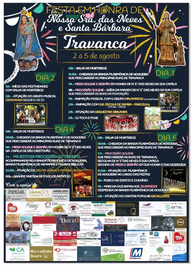 Festa em Honra de Nossa Senhora das Neves 2024 - Travanca
