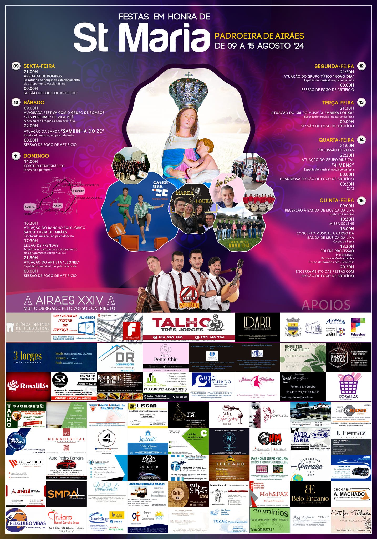 Festa em Honra de Santa Maria 2024 - Airães