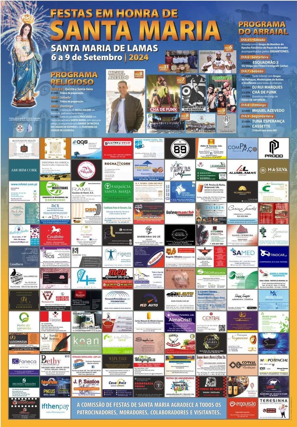 Festa em Honra de Santa Maria 2024 - Santa Maria de Lamas