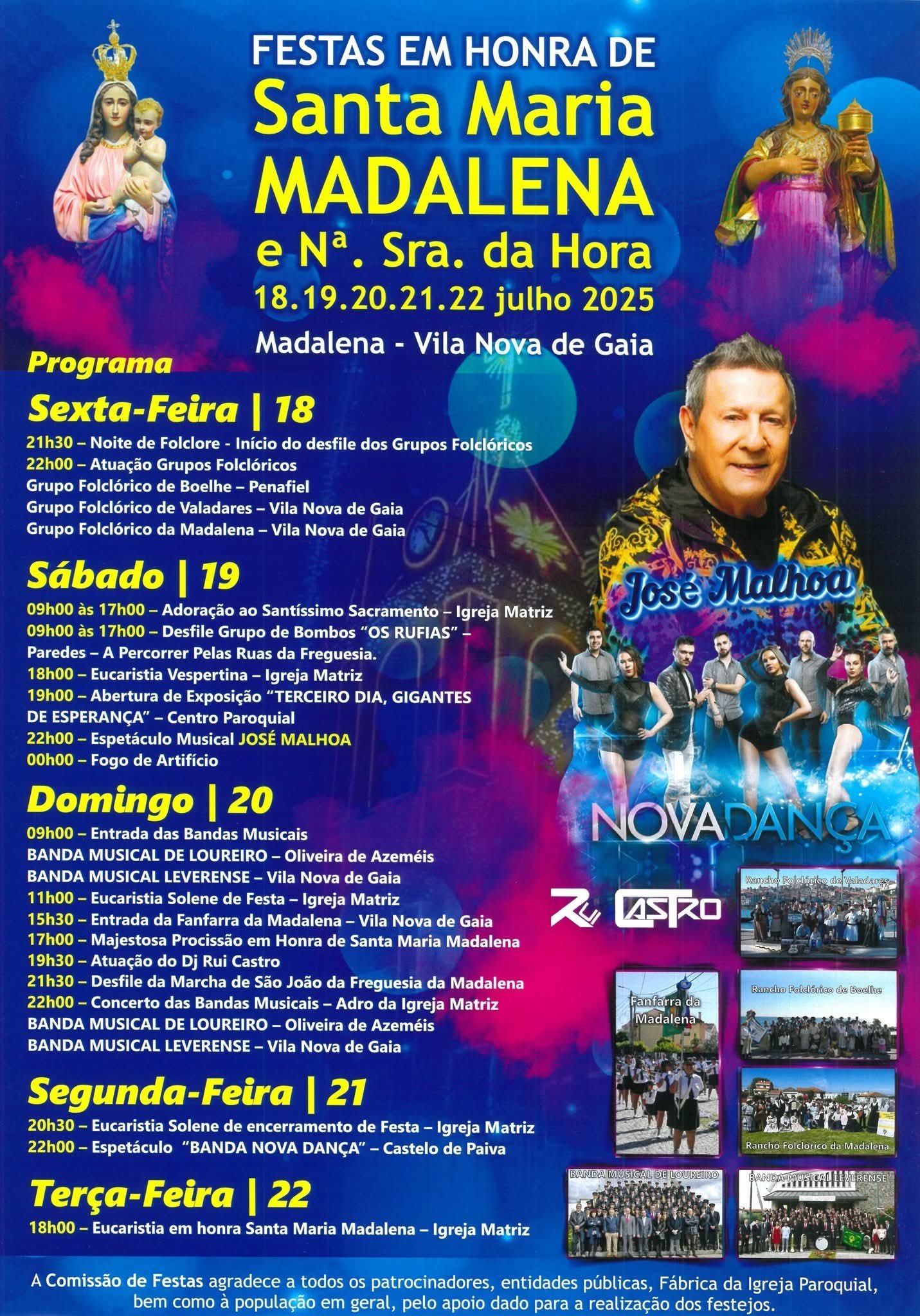 Festa em Honra de Santa Maria 2025 - Madalena