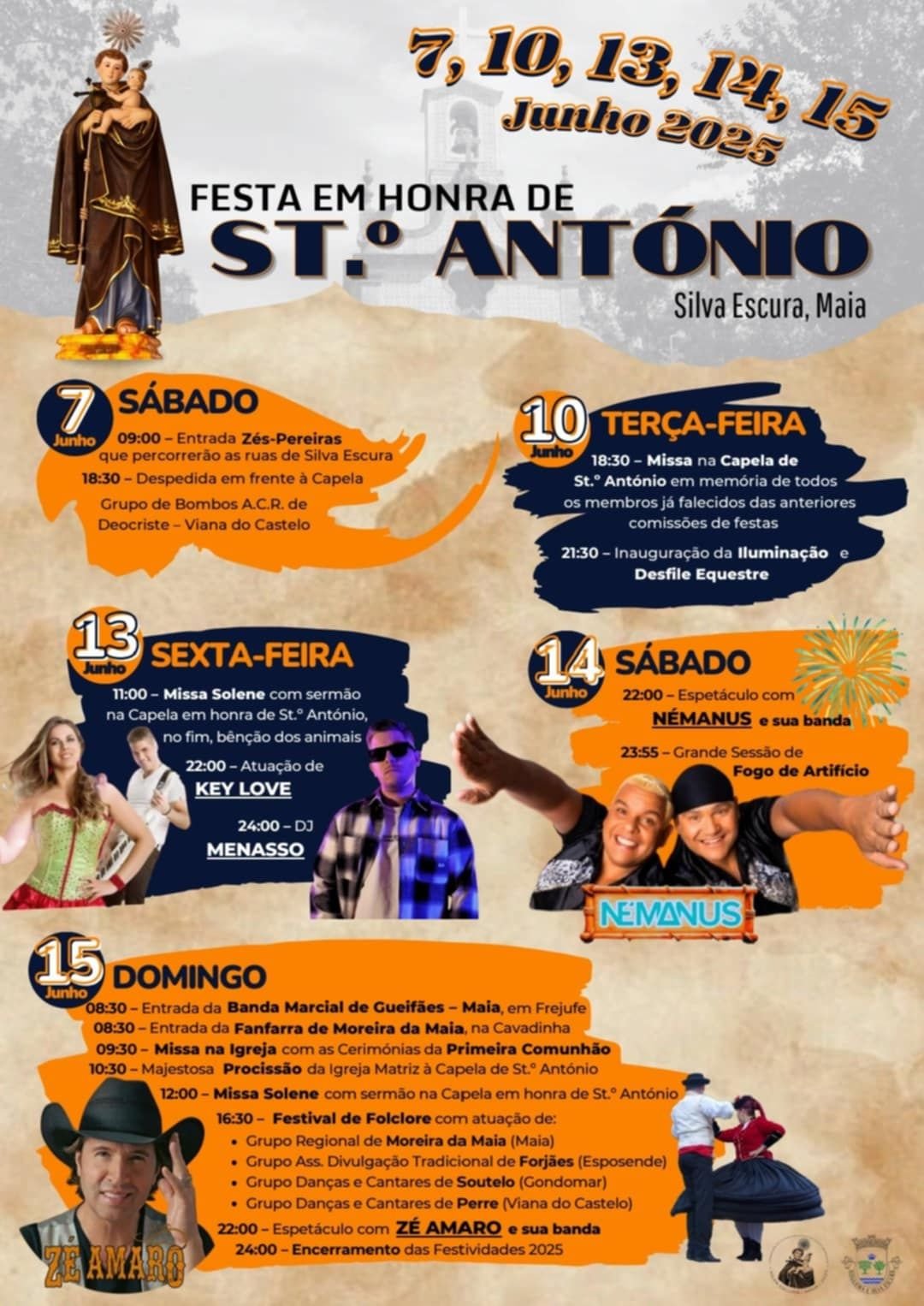 Festa em honra de Santo António 2025 - Maia