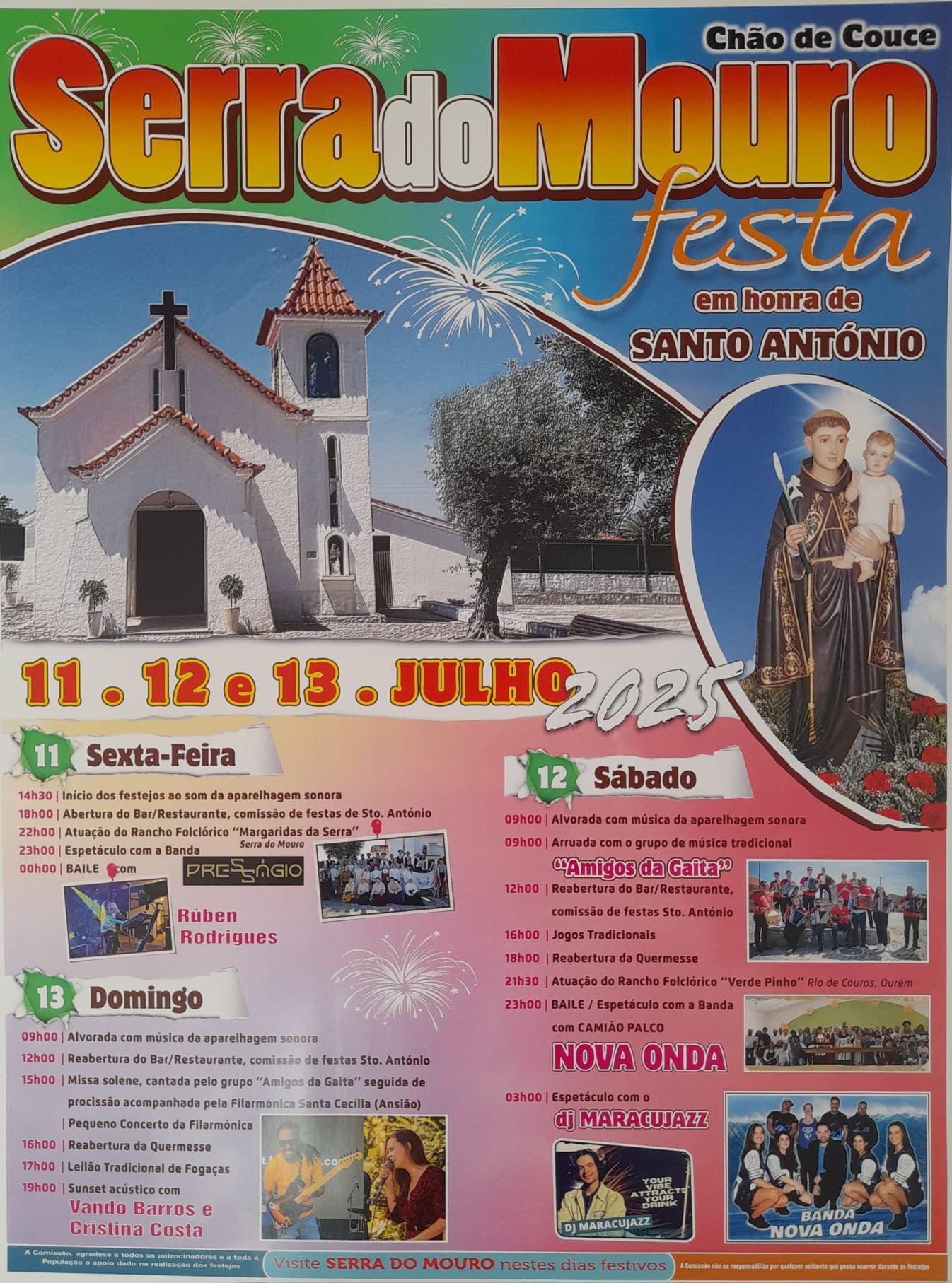 Festa em Honra de Santo António 2025 - Serra do Mouro