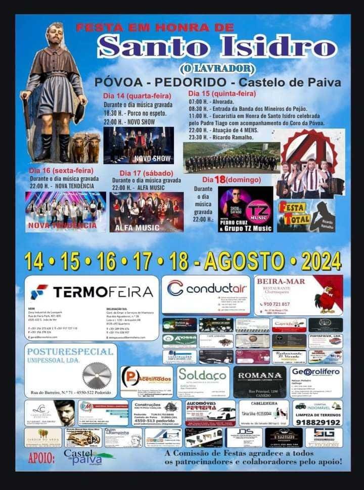 Festa em Honra de Santo Isidro 2024 - Pedorido