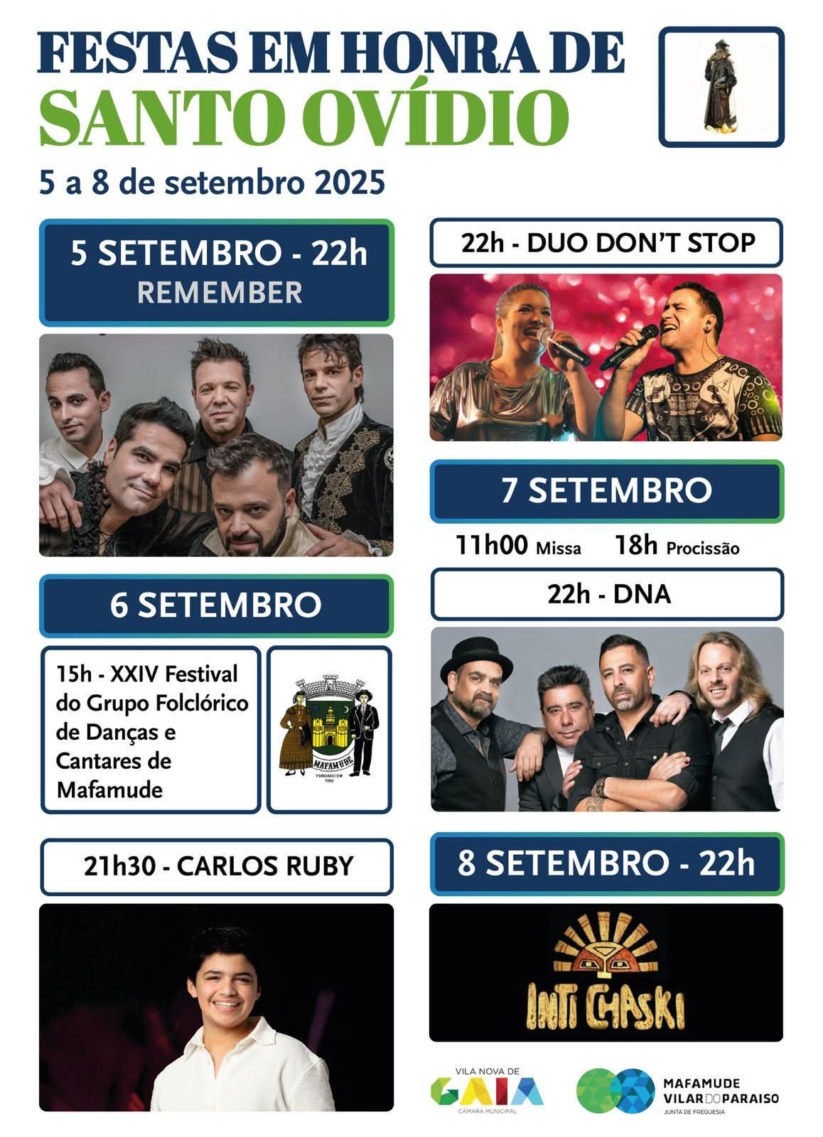 Festa em honra de Santo Ovídio 2025 - Mafamude