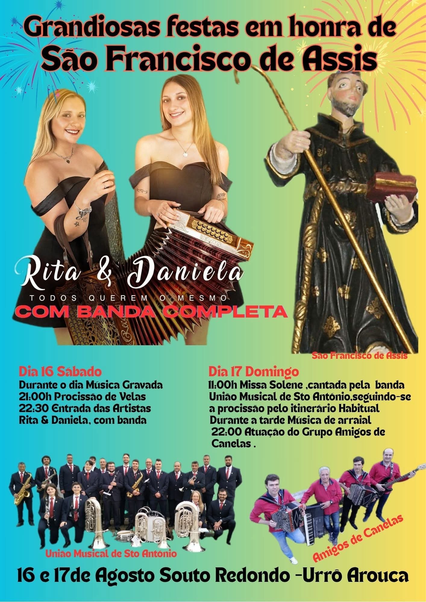 Festa em honra de São Francisco de Assis 2025 - Urrô