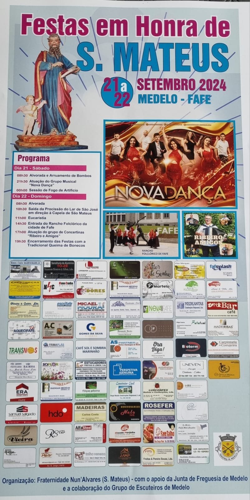 Festa em Honra de São Mateus 2024 - Medelo