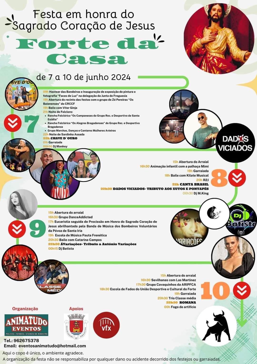 Festa em Honra do Sagrado Coração de Jesus 2024 - Forte da Casa