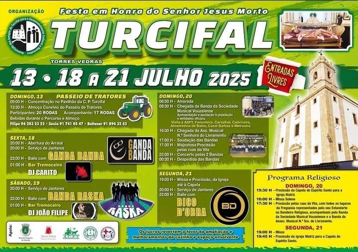 Festa em Honra do Senhor Jesus Morto 2025 - Turcifal
