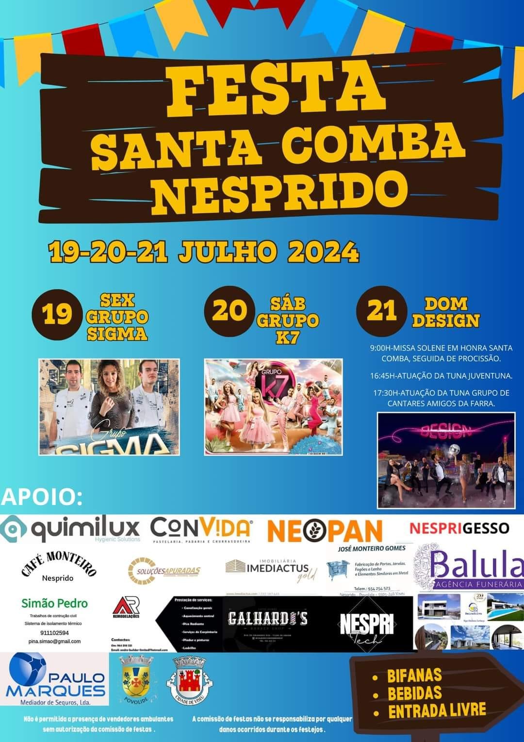 Festa Santa Comba 2024 - Nesprido