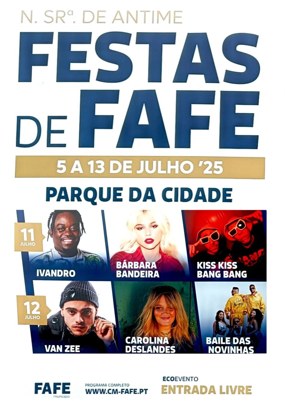 Festas da Senhora de Antime 2025 - Fafe