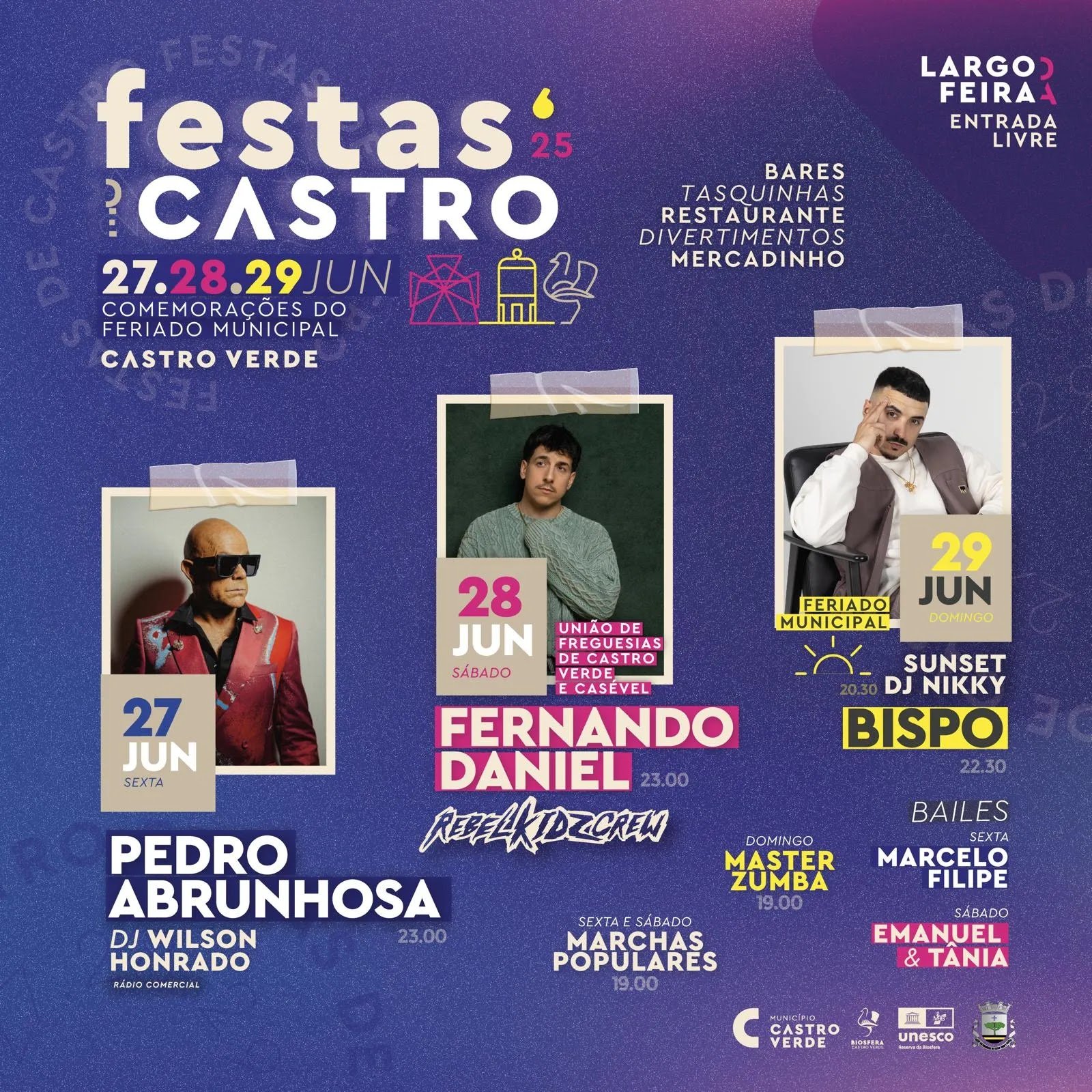 Festas de Castro 2025 - Castro Verde - Castro Verde | Festas & Arraiais