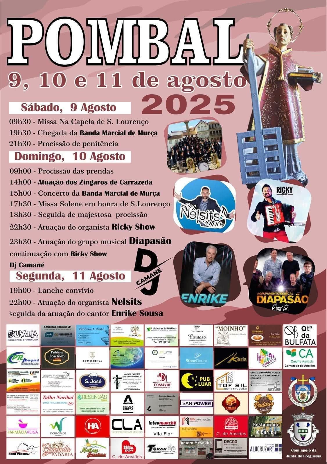 Festas de Pombal 2025 - Carrazeda de Ansiães - Carrazeda de Ansiães ...