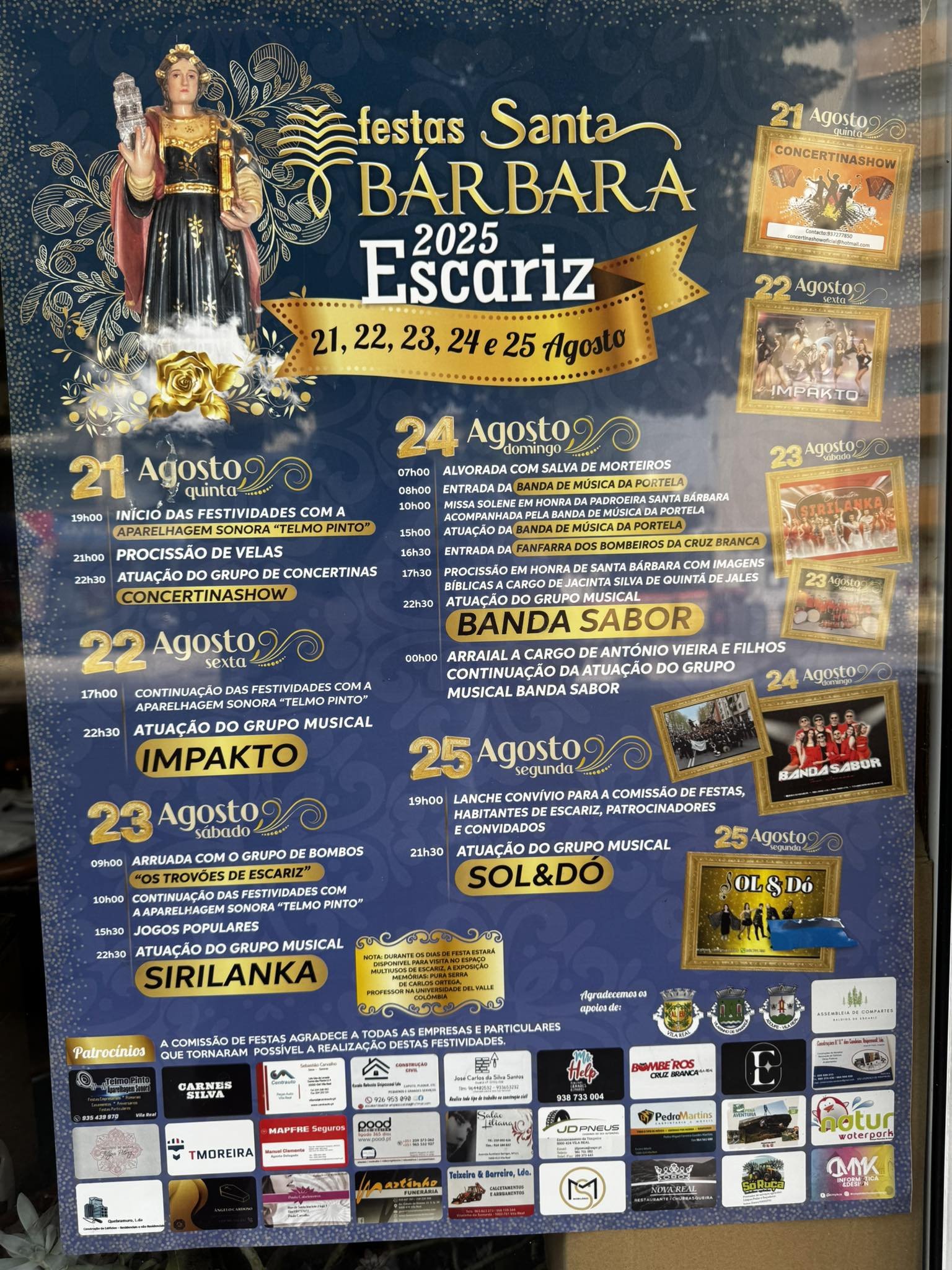 Festas de Santa Barbará 2025 - Escariz - Arouca | Festas & Arraiais