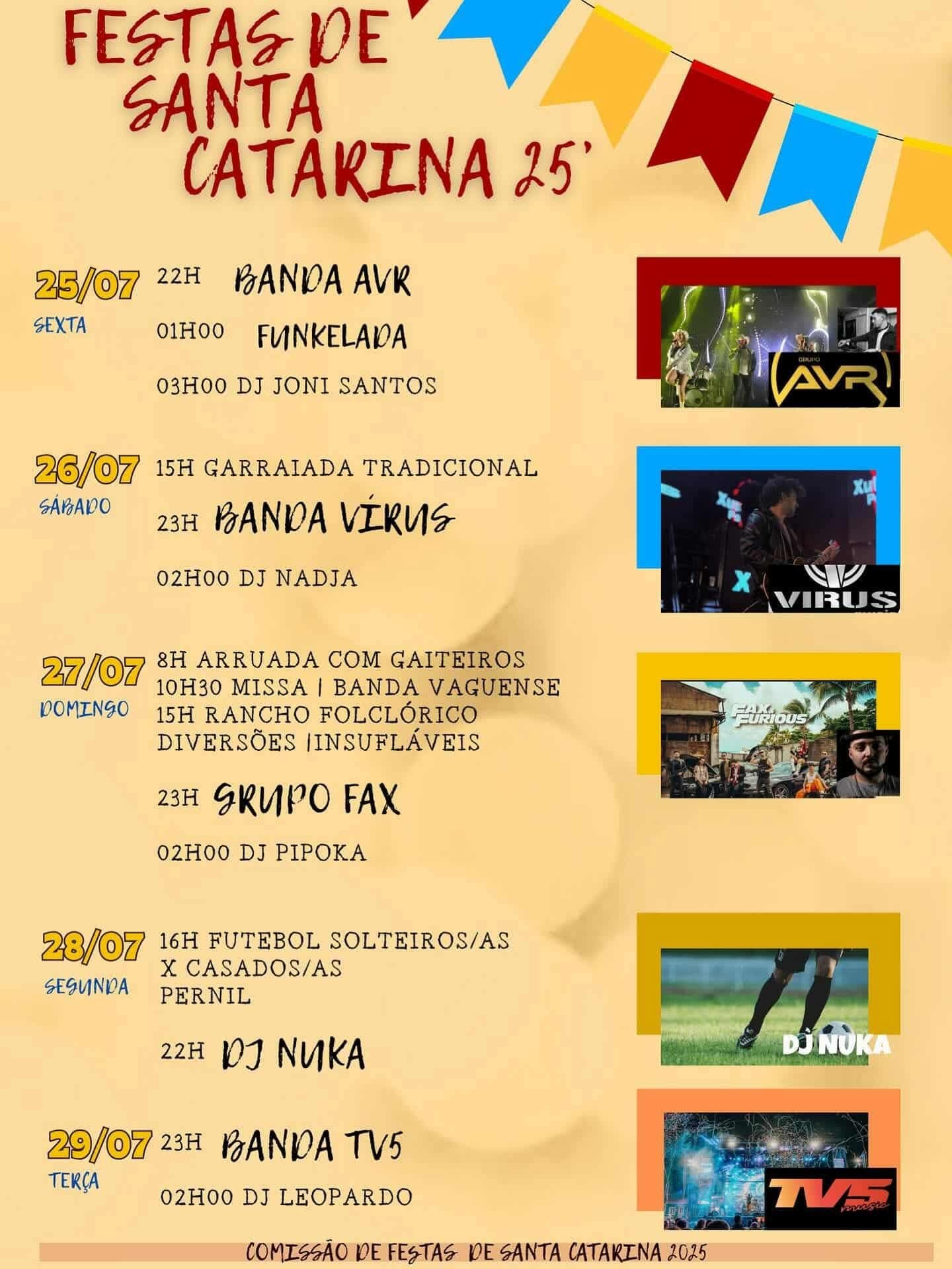 Festas de Santa Catarina 2025 - Vagos