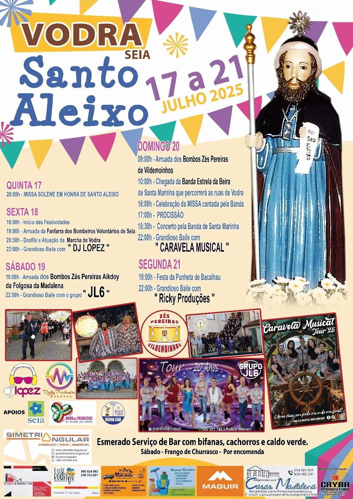 Festas de Santo Aleixo 2025 - Vodra