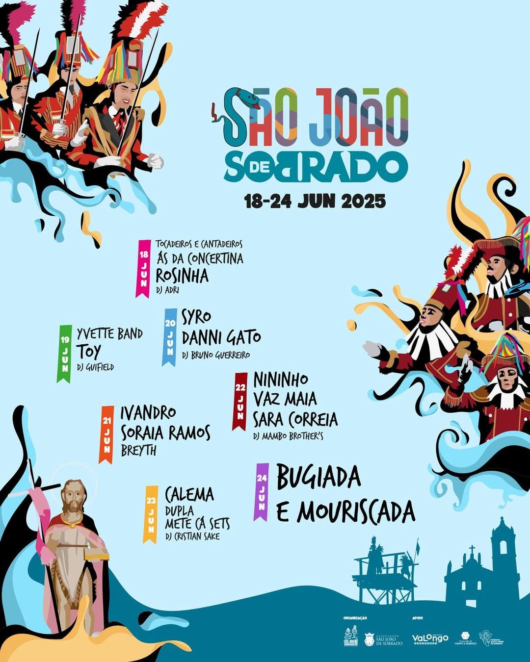 Festas de São João de Sobrado 2025 - Valongo