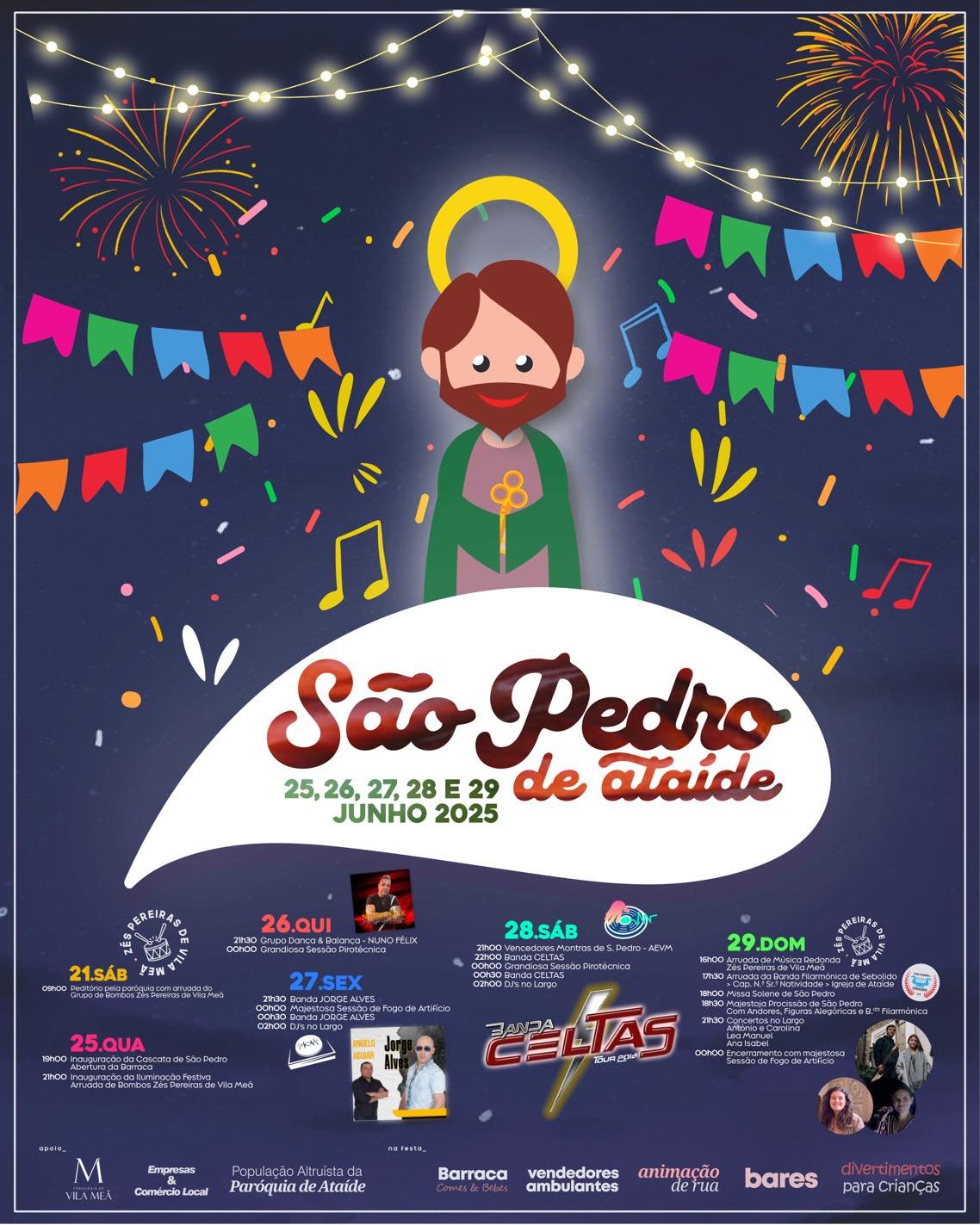 Festas de São Pedro de Ataíde 2025 - Vila Meã - Amarante | Festas ...