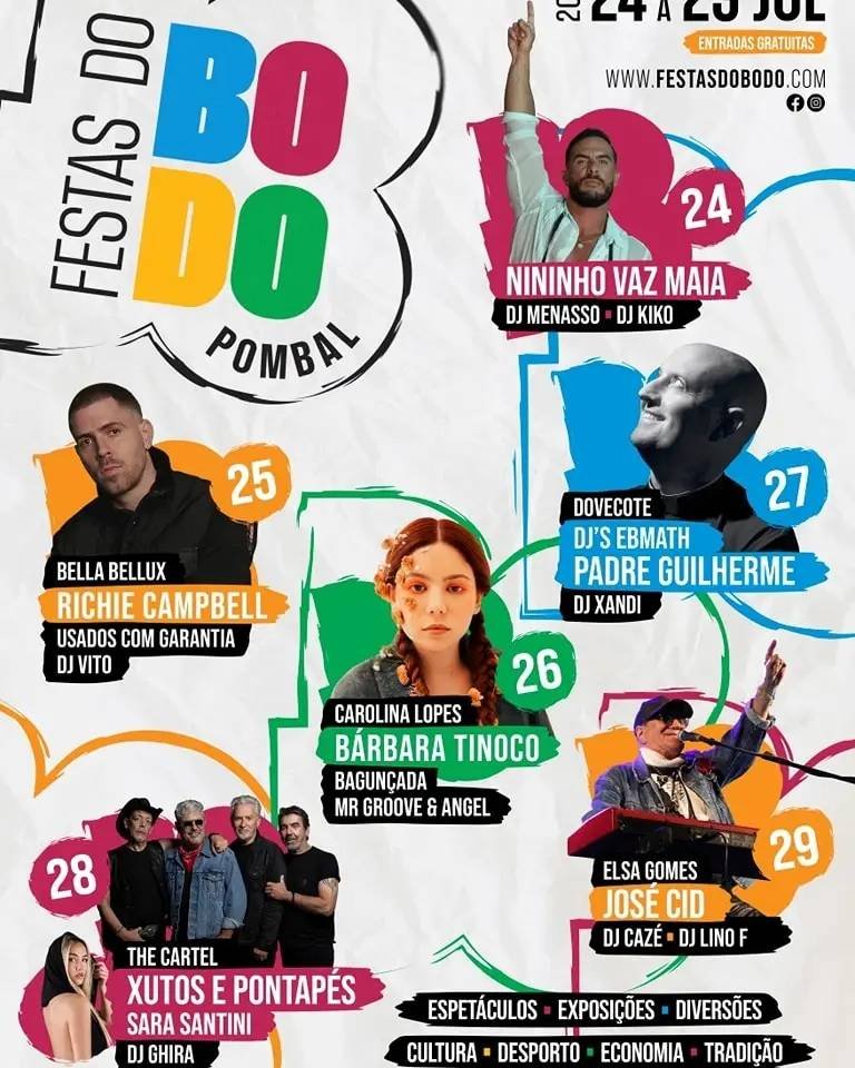 Festas do Bodo 2025 - Pombal