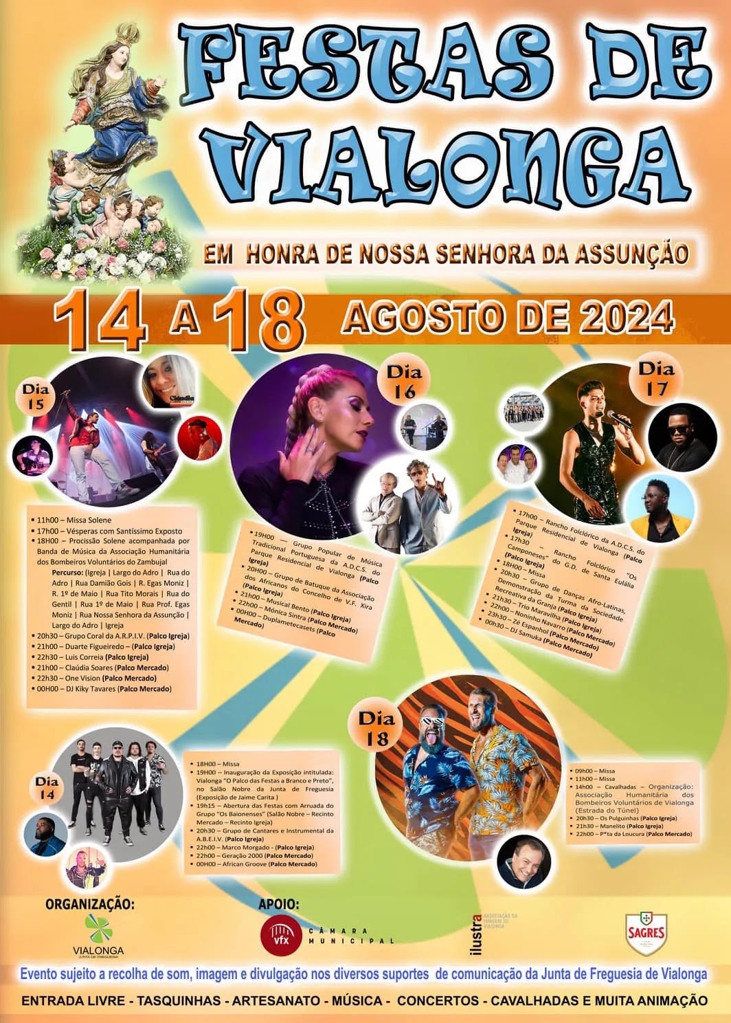 Festas em honra de Nossa Senhora da Assunção 2024 - Vialonga