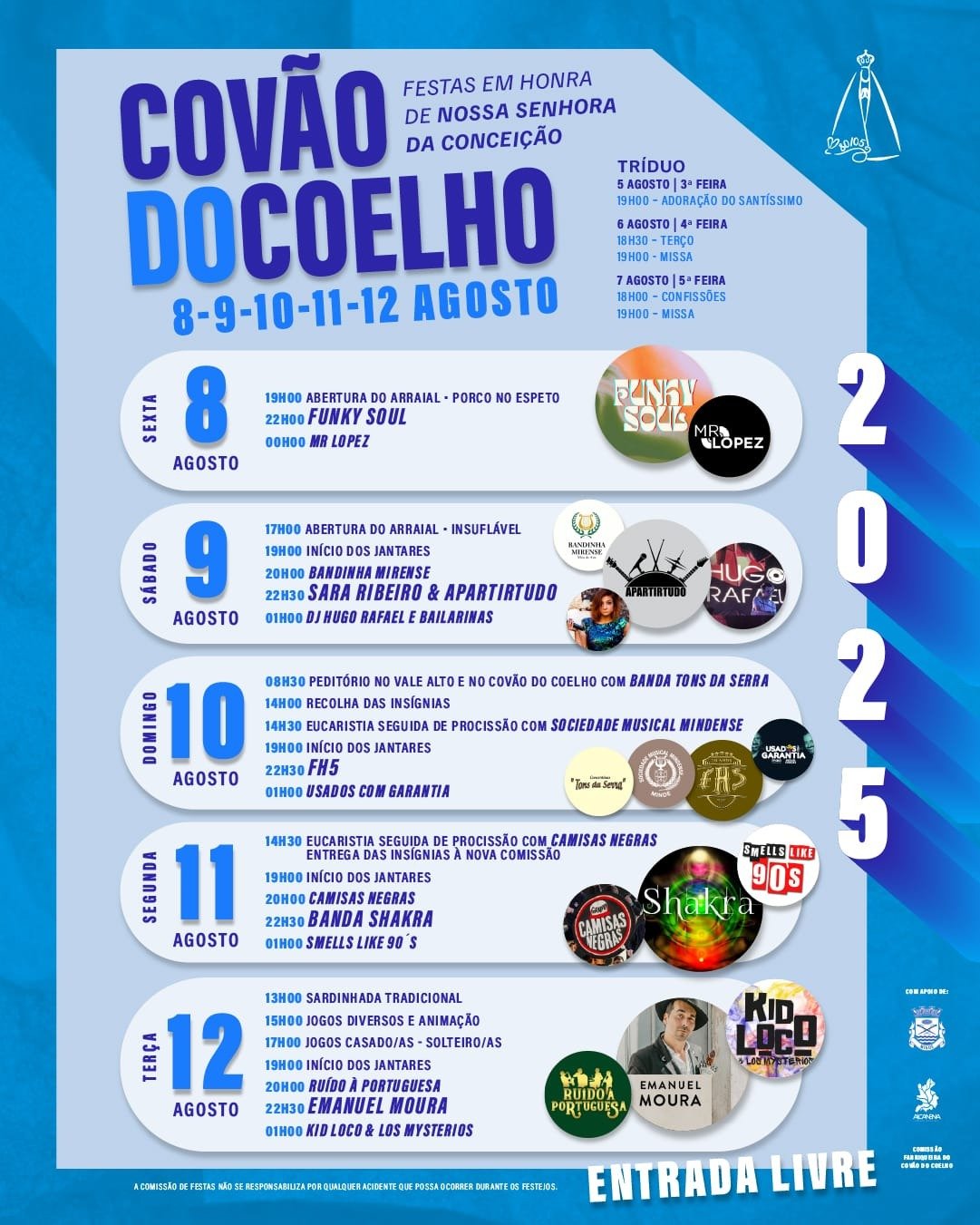 Festas em Honra de Nossa Senhora da Conceição 2025 - Covão do Coelho