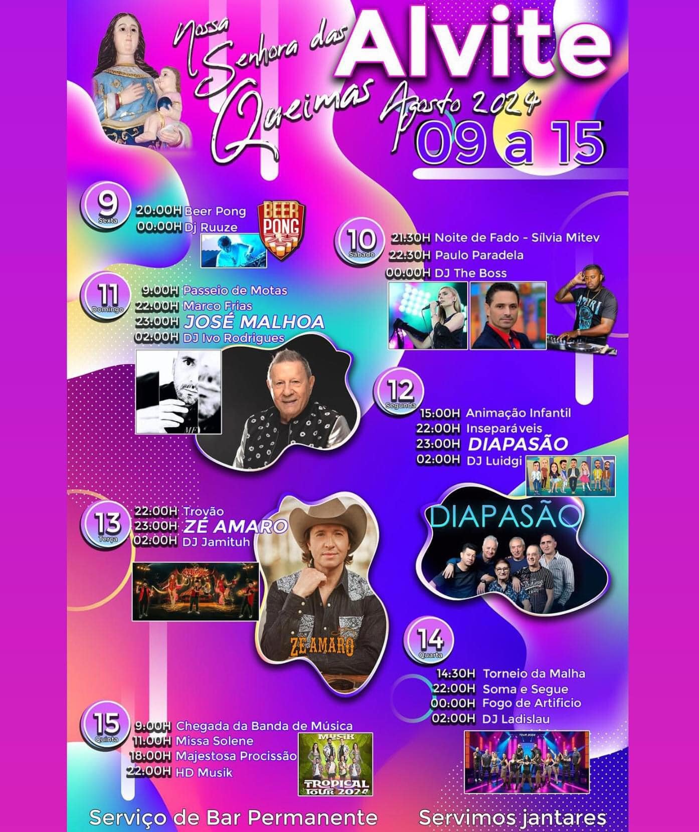 Festas em Honra de Nossa Senhora das Queimas 2024 - Alvite