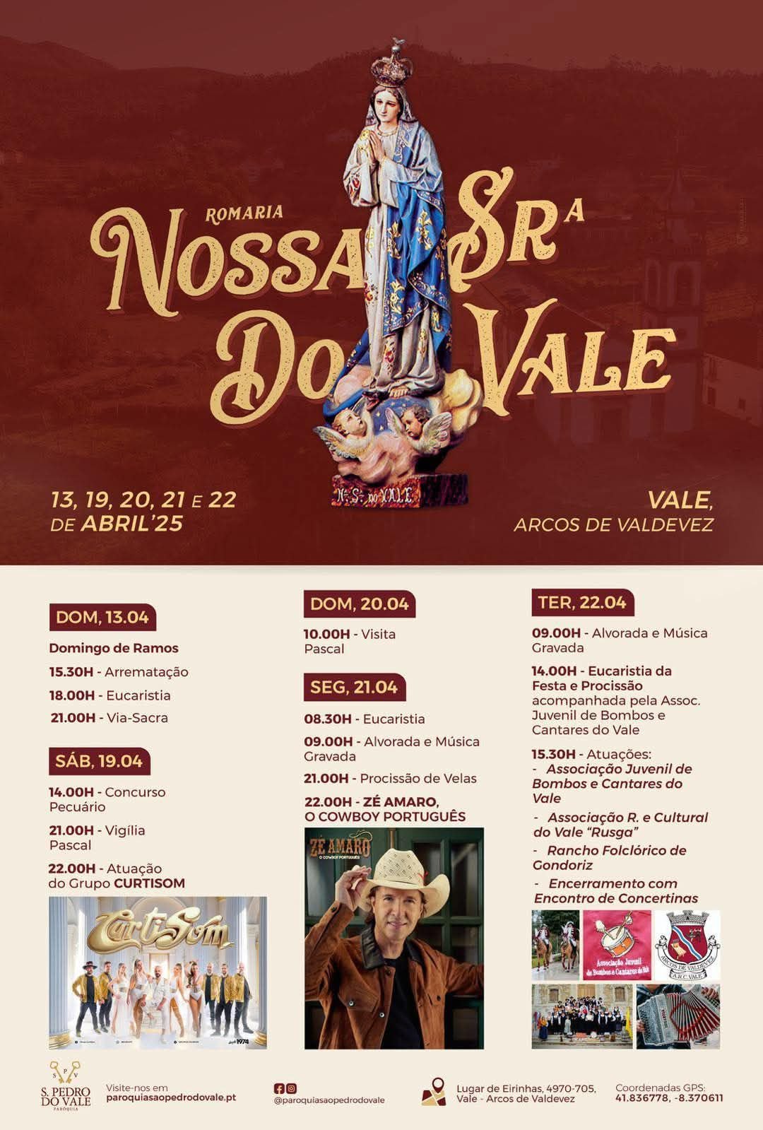 Festas em Honra de Nossa Senhora do Vale 2025 - Arcos de Valdevez