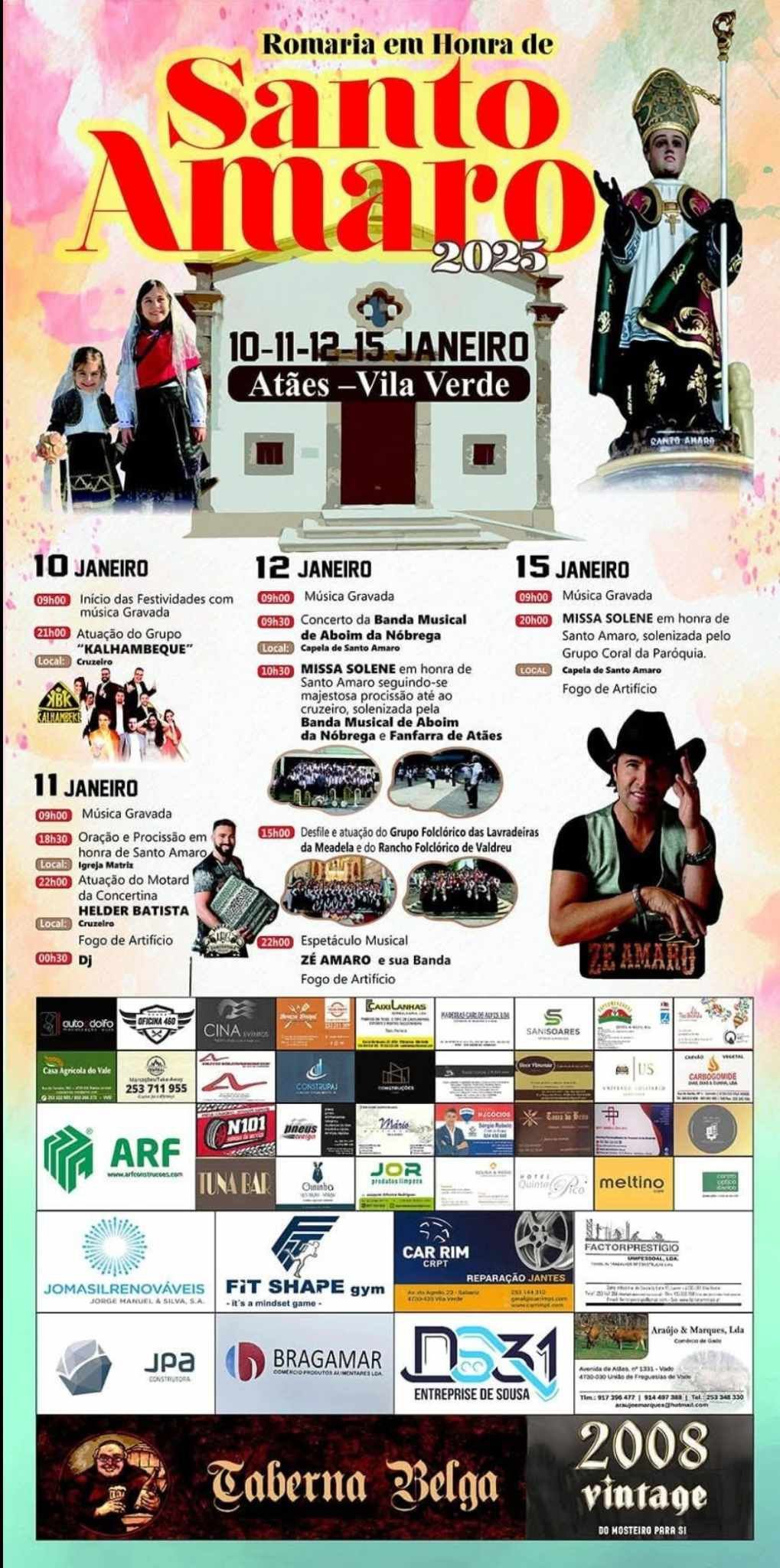 Festas em Honra de Santo Amaro 2025 - Vila Verde