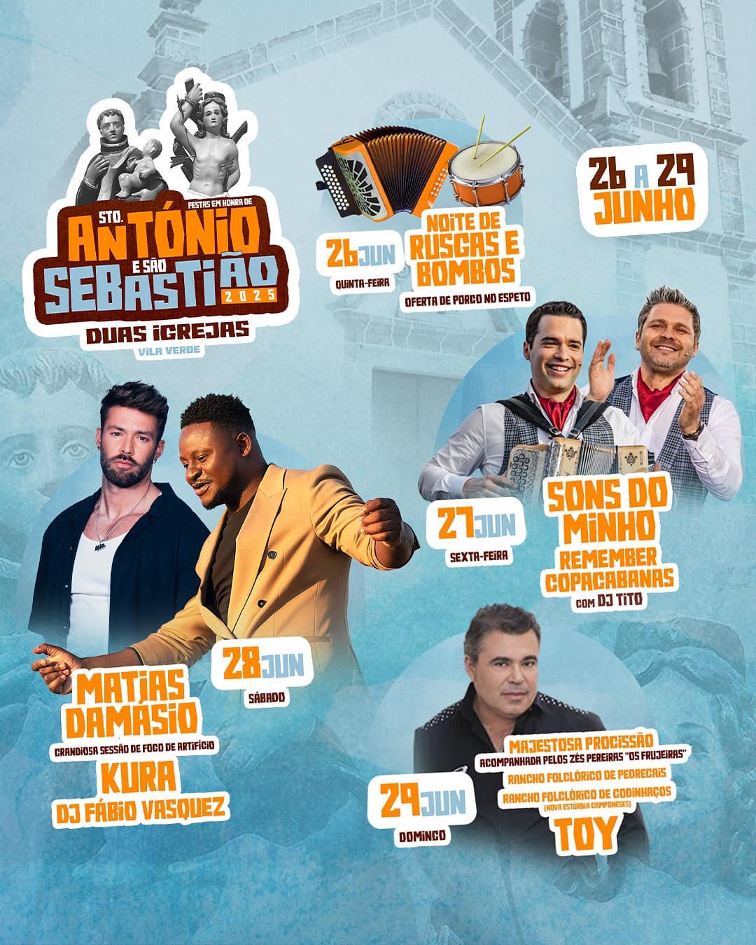 Festas em Honra de Santo António 2025 - Vila Verde