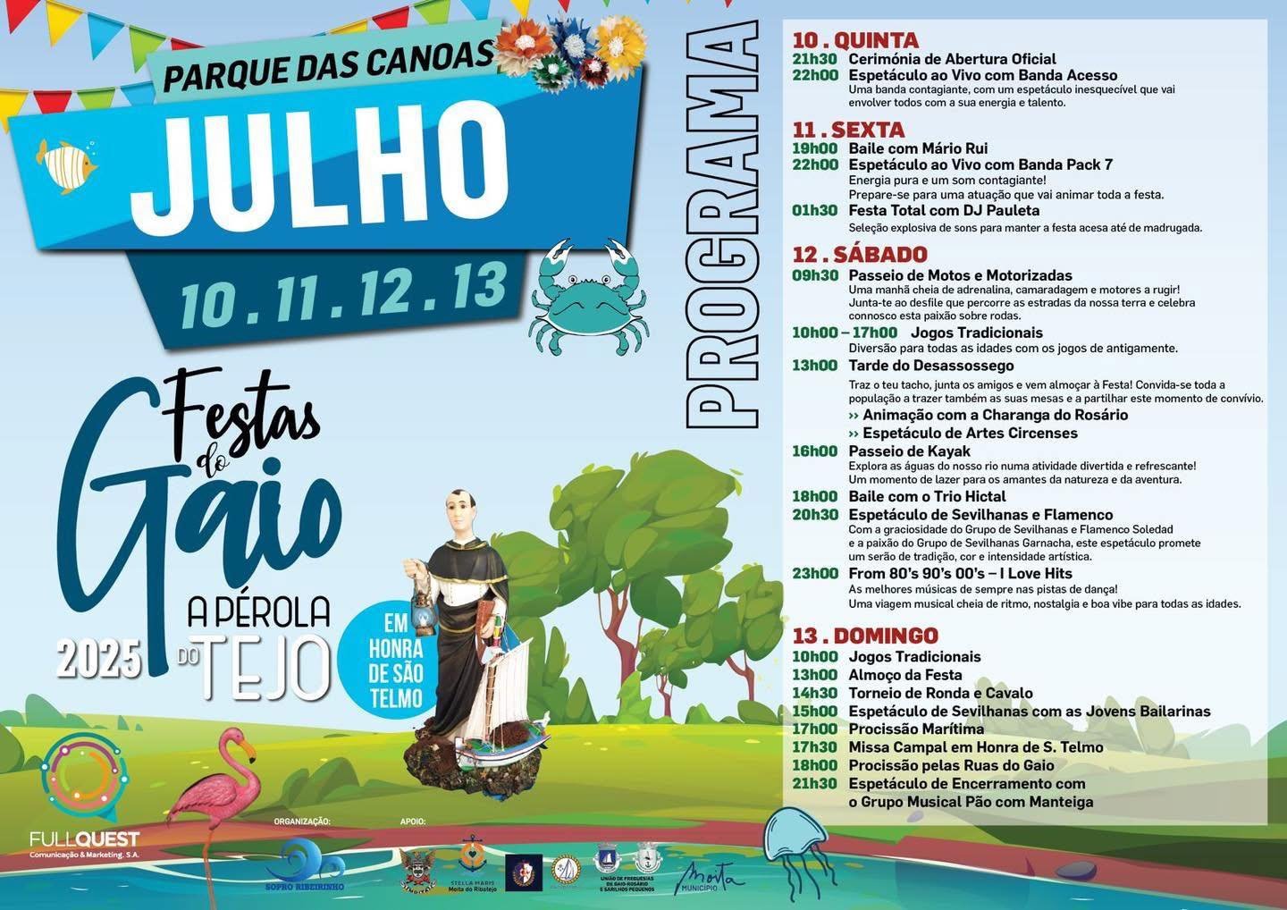 Festas em Honra de São Telmo 2025 - Gaio