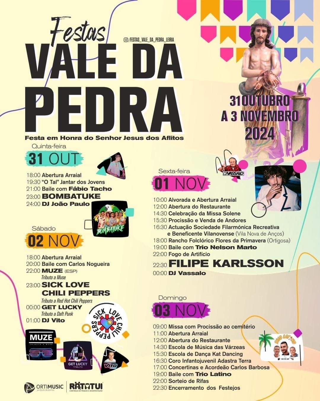 Festas em Honra do Senhor Jesus dos Aflitos 2024 - Vale da Pedra