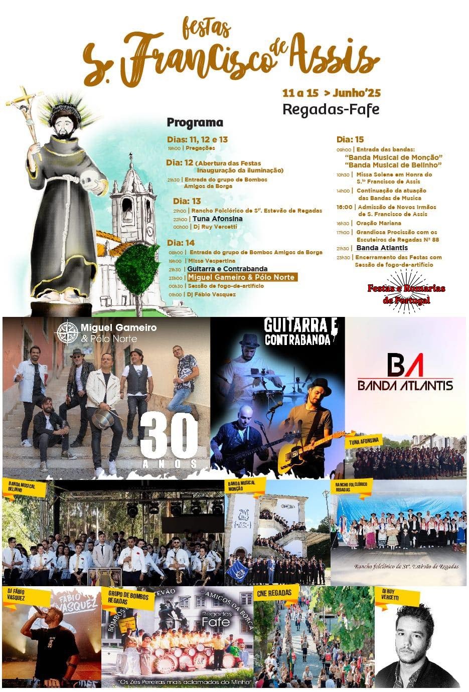 Festas São Francisco de Assis 2025 - Fafe - Fafe | Festas & Arraiais