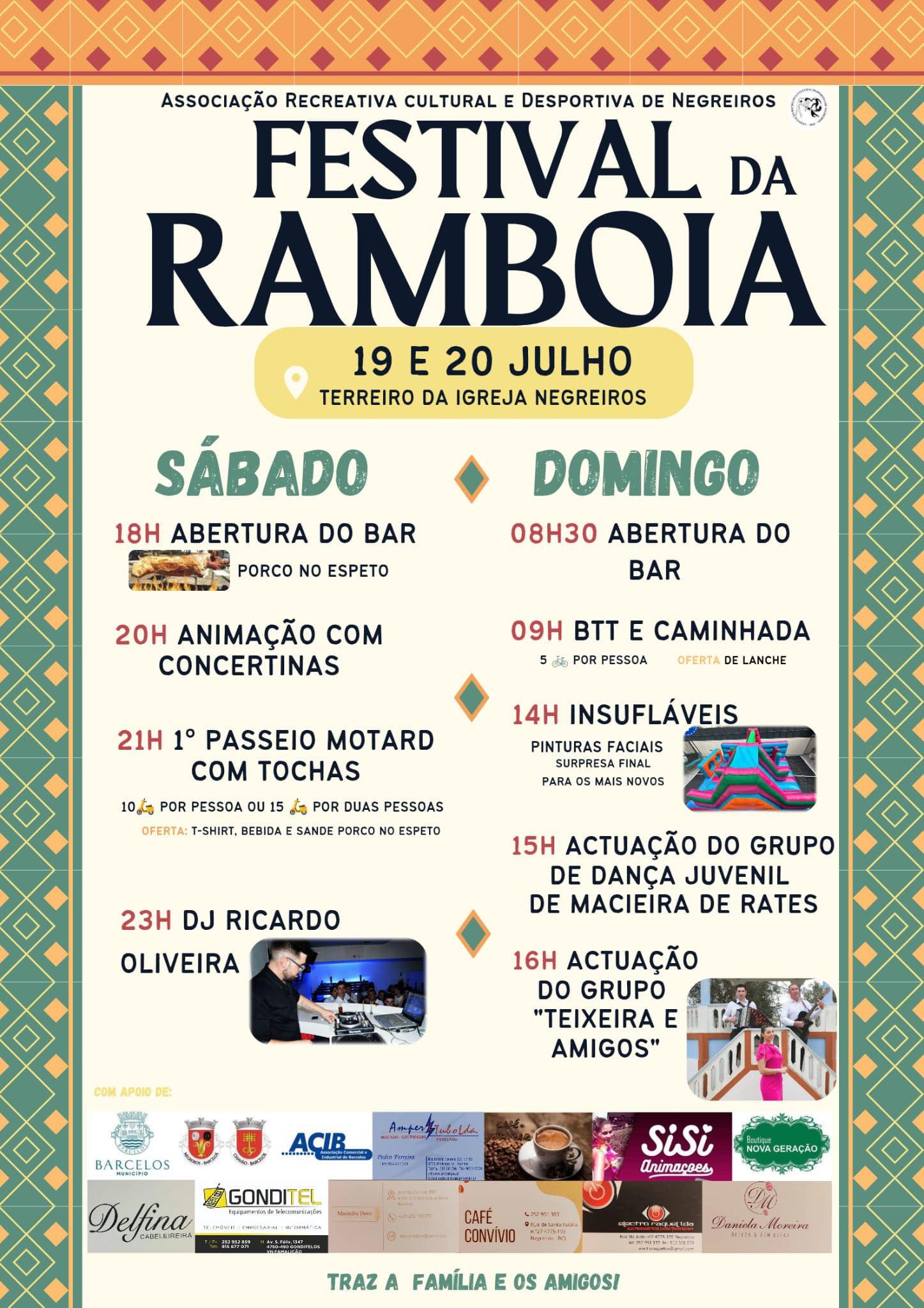 Festival da Ramboia 2025 - Negreiros - Barcelos | Festas & Arraiais