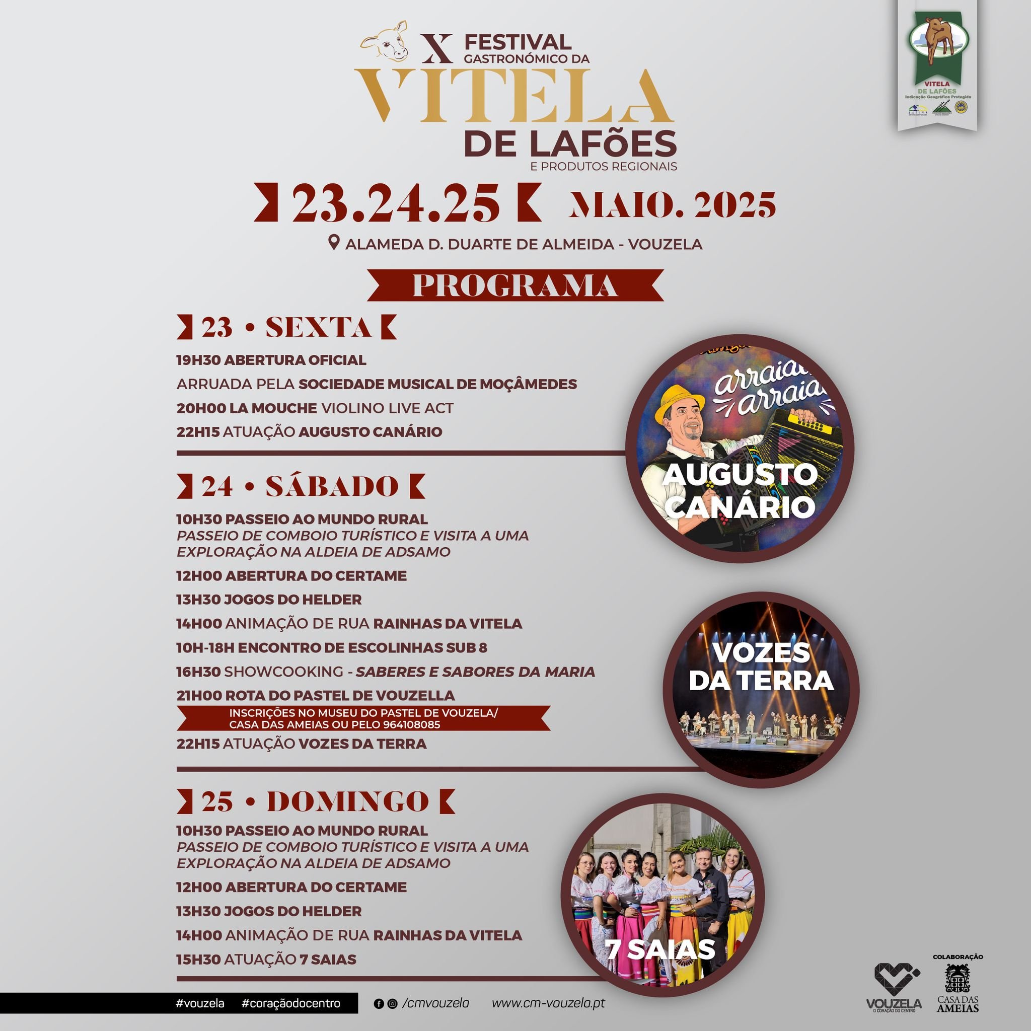 Festival Gastronomico da Vitela de Lafões 2025 - Vouzela