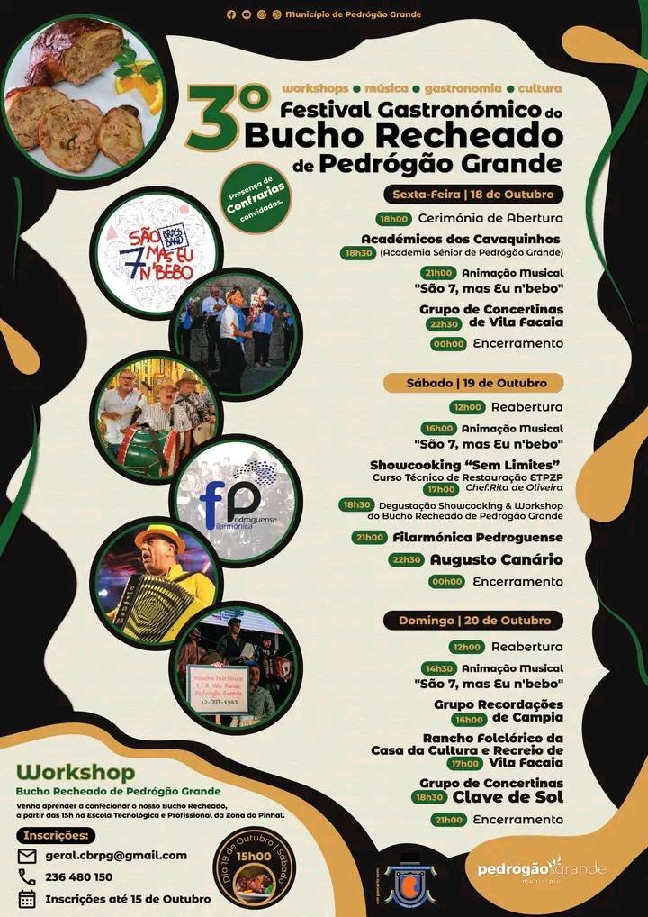 Festival Gastronomico do Bucho Recheado 2024 - Pedrógão Grande